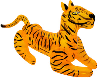 73" Inflatable Tiger Ride-On Pool Float | Pool Central