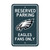 18" NFL Philadelphia Eagles 'Reserved Parking' Wall Sign | Pool Central