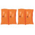 Set of 2 Inflatable Orange Swimming Pool Arm Floats, 8-Inch | Pool Central