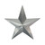 15" Silver Country Rustic Star Outdoor Wall Decoration | Pool Central