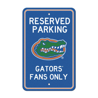 18" NCAA University of Florida Gators 'Reserved Parking' Wall Sign ...