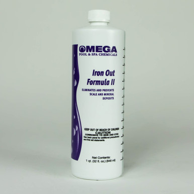 1 Qt. Omega Iron Out Formula II for Swimming Pools | Pool Central
