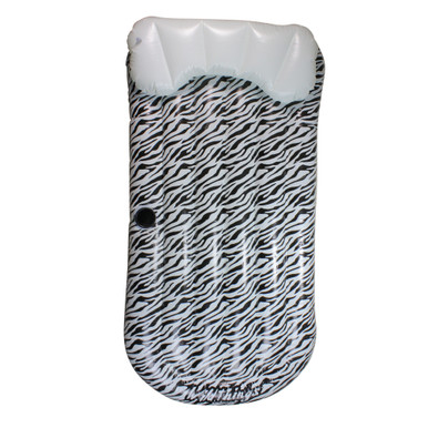 72" Inflatable Wild Things Zebra Print Swimming Pool Lounger Raft ...