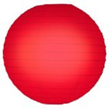 Set of 5 Ruby Red Round Chinese Paper Lanterns 10" | Pool Central