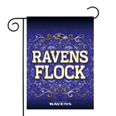 18" x 13" Blue & White NFL Baltimore Ravens Outdoor Garden Flag | Pool ...