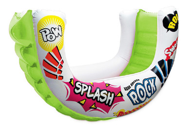 Inflatable Green Aqua Rocker Fun Float Swimming Pool Lounger, 88-Inch ...