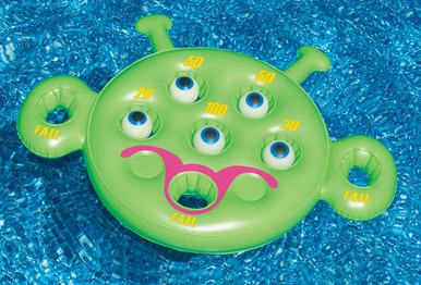 Green Inflatable Alien Eye Ball Toss Target Swimming Pool Game | Pool ...