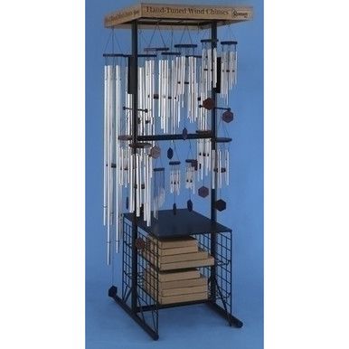 82" Retail Floor Display Rack for Wind Chimes | Pool Central