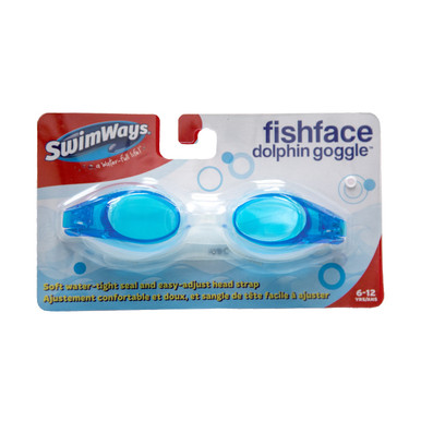 6" Blue Fish Face Dolphin Goggles Swimming Pool Accessory | Pool Central