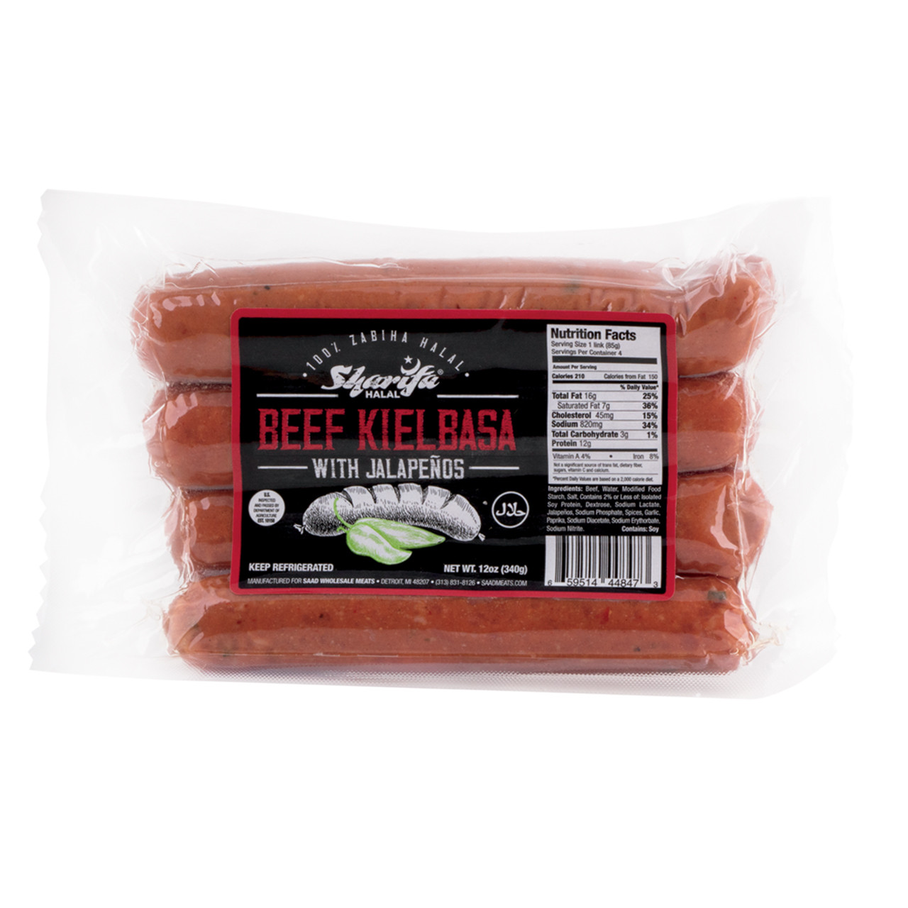 Sharifa Halal® - Sausages / Franks - Saad Wholesale Meats