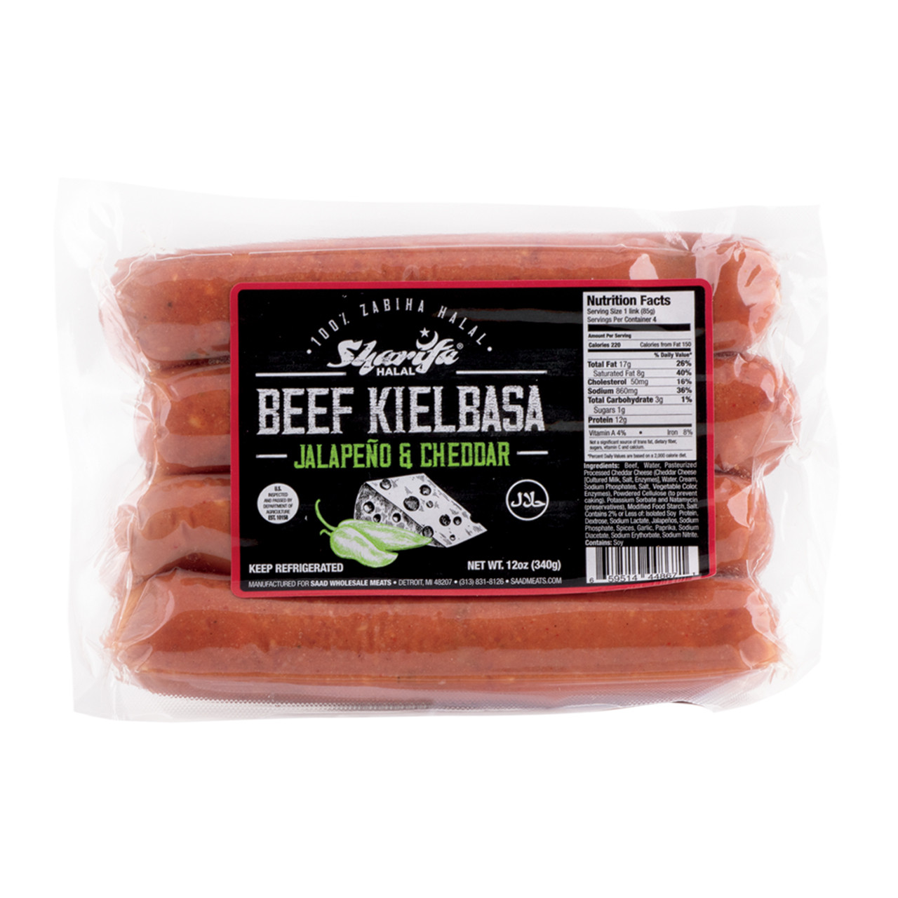 Sharifa Halal® - Sausages / Franks - Saad Wholesale Meats