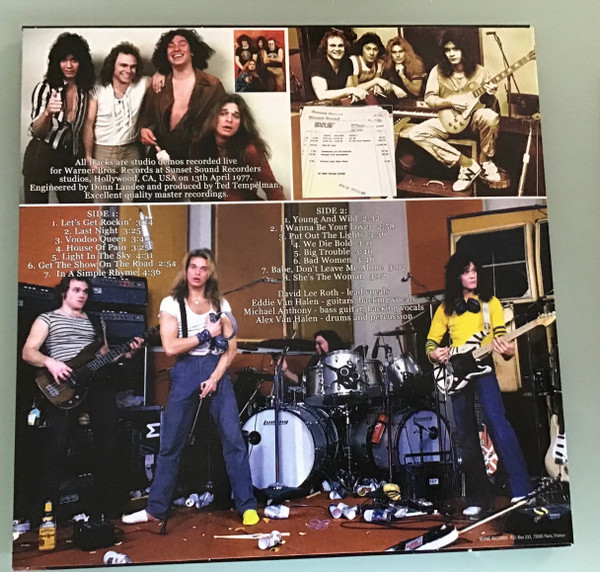 VAN HALEN Warner Bros. Demos 1977 - New Import Vinyl LP - PlanetMusic33.com