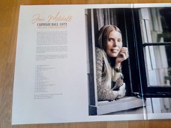 JONI MITCHELL Carnegie Hall 1972