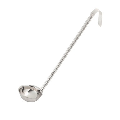 Tablecraft 4703 3 oz Stainless Steel Ladle - MaxChef