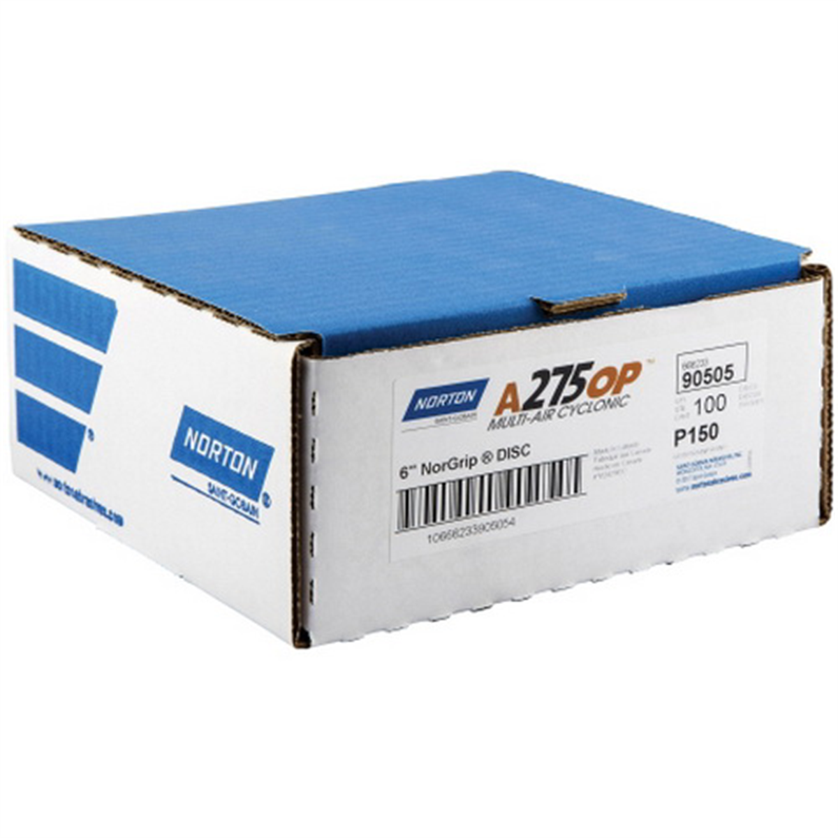 Norton A275OP Multi-Air Cyclonic 90511 NorGrip Sanding Disc, 6 in, P500 ...