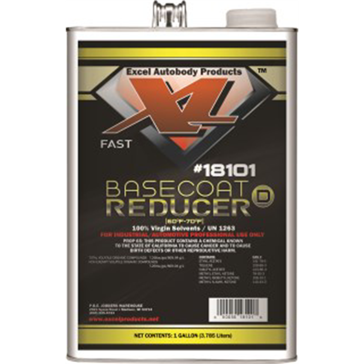 Excel Auto Body Products FAST BASECOAT REDUCER GA