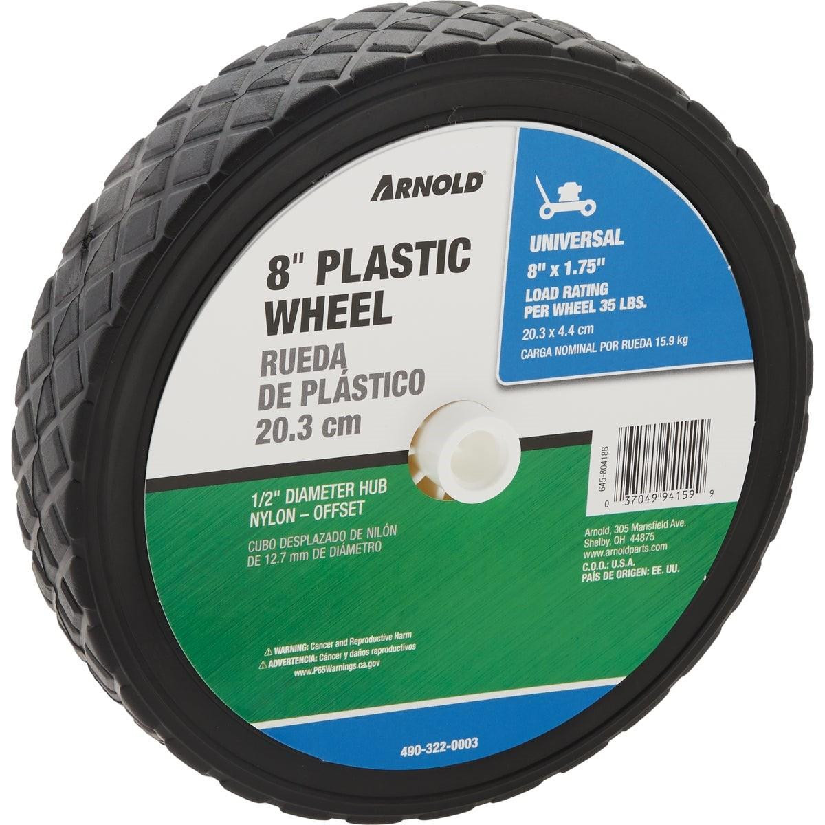 WHEEL 8X1.75 PLASTIC HUB