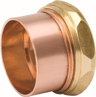 Mueller Industries 313024 Dwv Copper Trap Adapter, 1-1/2" x 1-1/2"