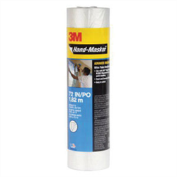 3M Co. Hand-Masker 90039 Advanced Masking Film, 72 in W x 90 ft L, 0.35 ...