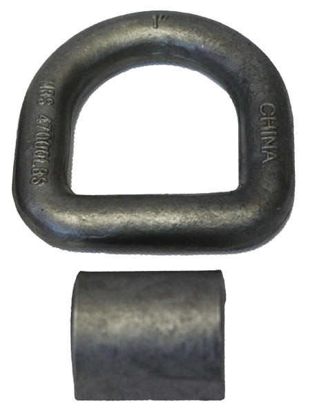1" Heavy Duty Weld-On Forged D Ring 47,000 Lbs - USTruckSupplies.COM