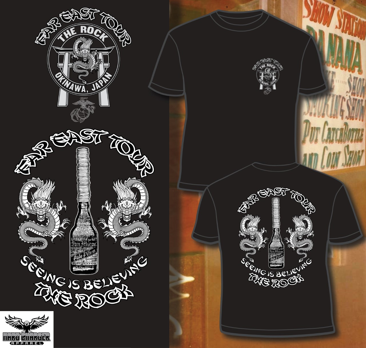 Far East Tour Okinawa T-shirt - Hard Charger Apparel