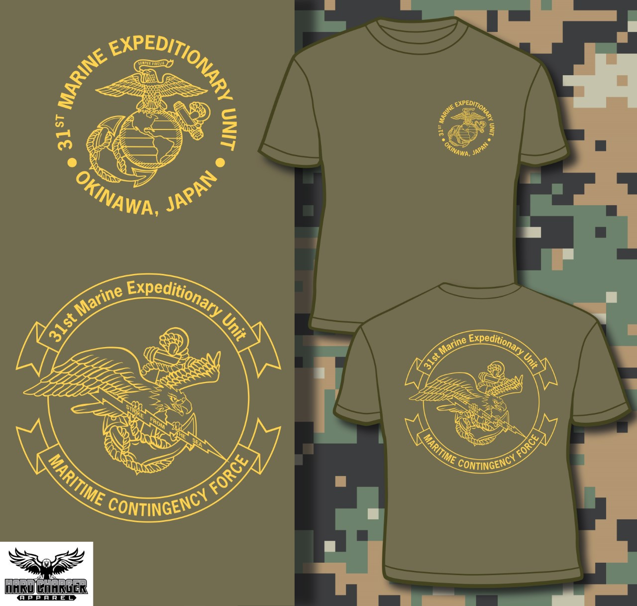 31st Marine Expeditionary Unit (31st MEU) Okinawa T-shirt - Hard ...