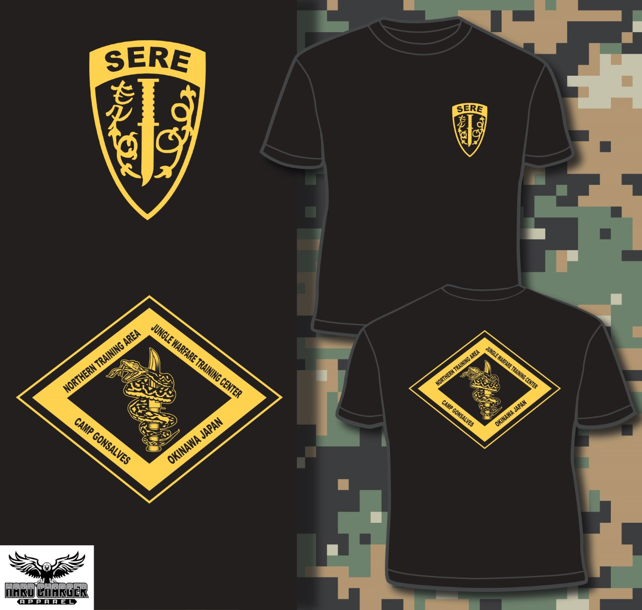 SERE School NTA Camp Gonsalves Okinawa T-shirt - Hard Charger Apparel