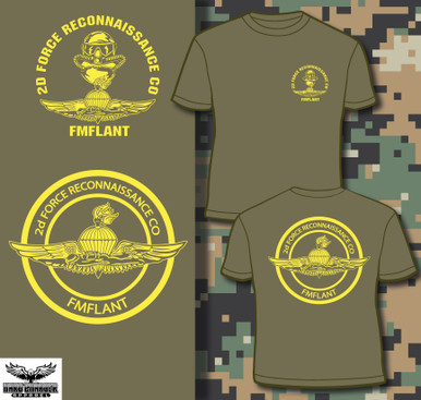 2nd Force Reconnaissance T-shirt - Hard Charger Apparel