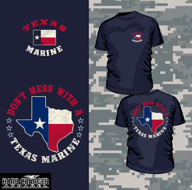 Texas Marine Veteran T shirt