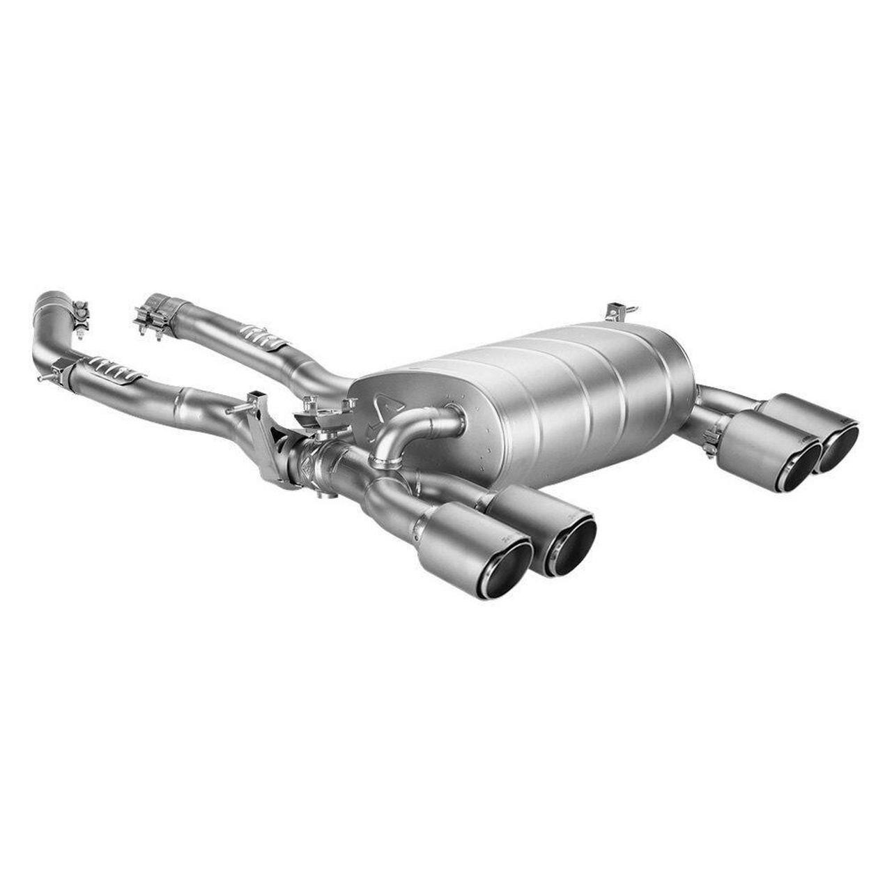 Akrapovic 14-17 BMW M3 (F80) Slip-On Line (Titanium) w/ Titanium Tips ...