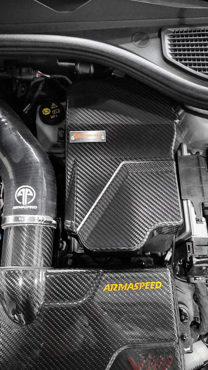 Arma Speed Volkswagen Volkswagen GOLF 8 Carbon Fiber Battery Cover ...