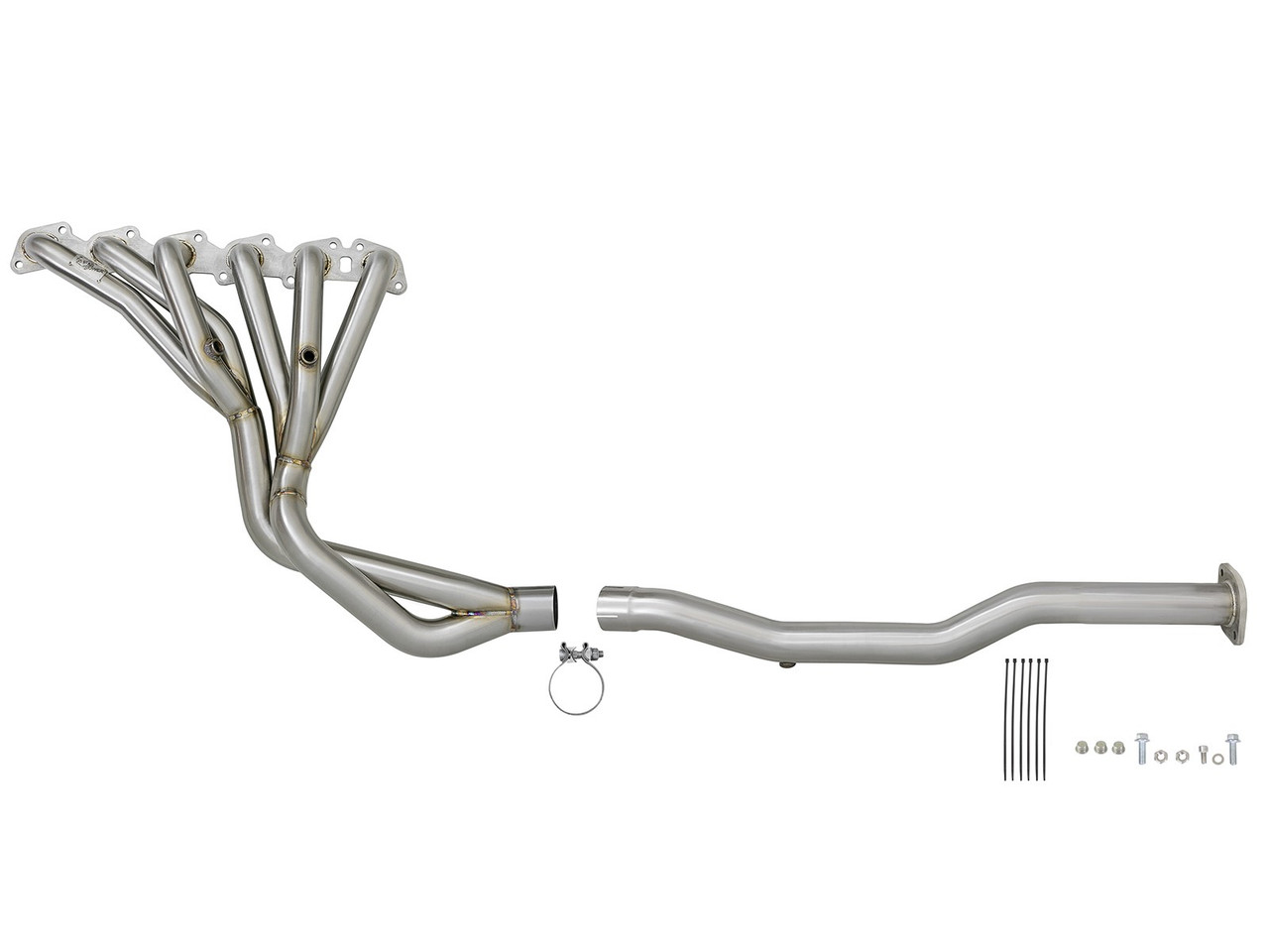 aFe Power Twisted Steel Header & Connection Pipes for Nissan Patrol ...