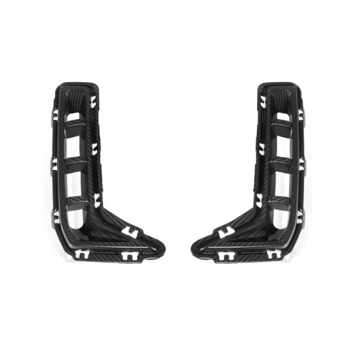 BMW X5 LCI (G05) M Performance Style Carbon Fibre Front Bumper Inserts ...