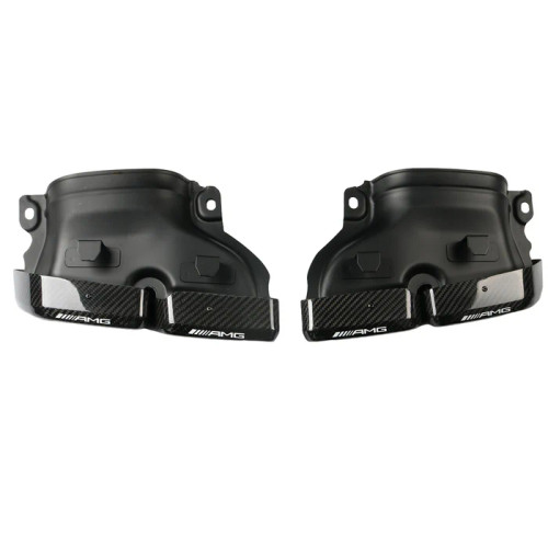 OEM+ Carbon Fibre Exhaust Tips for Mercedes-Benz C-Class/C43 (W205/C205 ...