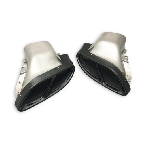 OEM+ Black Chrome Exhaust Tips for Mercedes-Benz C-Class/C43 (W205/C205 ...
