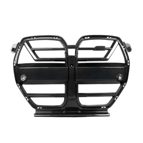 SQ Style Carbon Fiber Grill for BMW G80 M3 & G82/G83 M4 – Aggressive ...