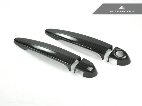 AutoTecknic Dry Carbon Fiber Door Handle Trims for BMW – F Series, E ...