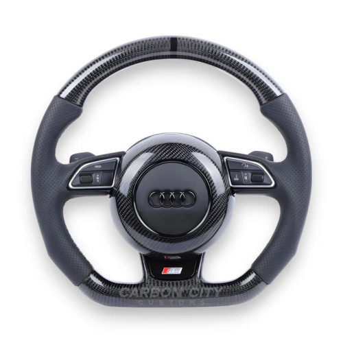 Carbon City Customs Audi A/S/RS Style Custom Steering Wheel (2013–2016 ...
