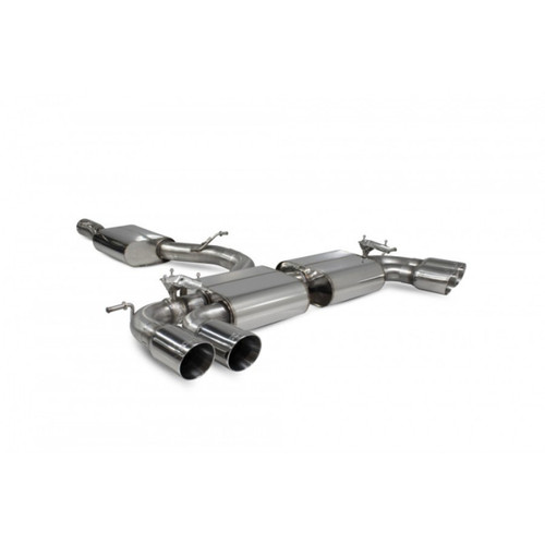 Scorpion 76mm Resonated Cat-Back Exhaust with Daytona Tips and ...