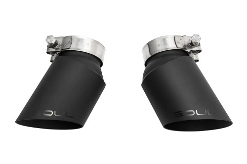 Soul Performance GT2 Style Bolt-On Exhaust Tips for Porsche 997.2 Turbo ...