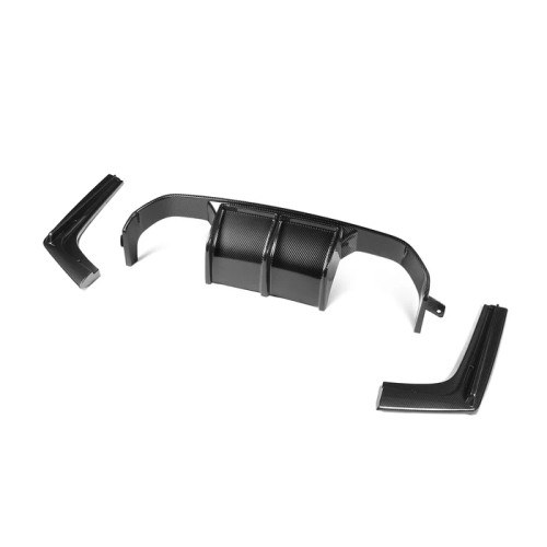 MHC+ BMW M3/M4 Aggressive 3-Piece Rear Diffuser in Gloss Pre-Preg ...