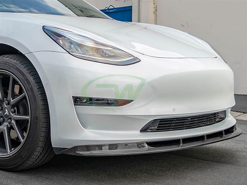 Tesla Model 3 RWS Carbon Fiber Front Lip Spoiler | RW Carbon