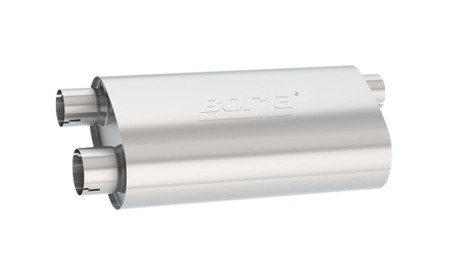 Borla Universal Pro-XS Muffler: Transverse Flow Design | Oval 3in Inlet ...