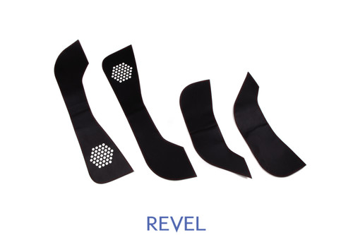 Revel GT Design Kick Panel Cover (White Stitch) for 16-19 Tesla Model 3 ...