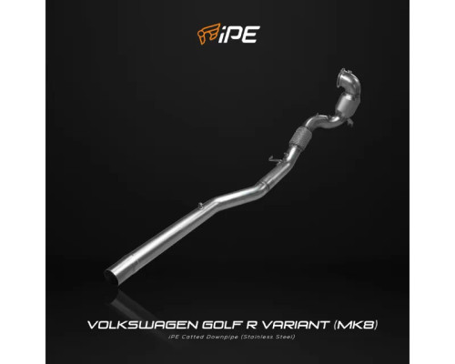 IPE SS Cat Downpipe with Front Pipe for Volkswagen Golf R MK8 2021-2023