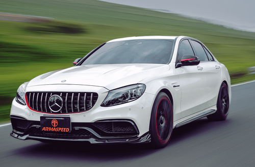 Mercedes-Benz W205 C63 / C63S ARMASPEED Carbon Fiber Aerodynamic Kit ...