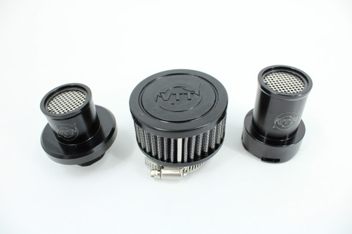 VTT Plug-and-Play Crankcase Breather Kit for BMW - Two-Prong Oil Fill Cap