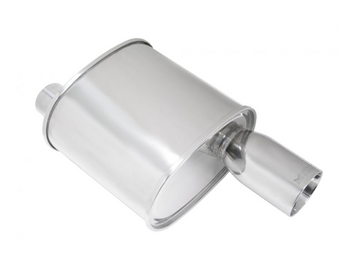 Megan Racing Universal F-RT Muffler - Stainless Steel - MR-MU-FRT