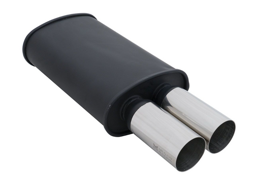 Megan Racing Universal Exhaust M-DT Black Muffler - MR-MU-MDT-B