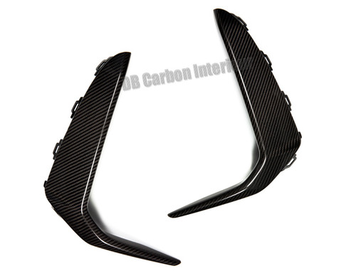 Carbon Side Air Intake Scoops for Audi Q3 F3 - RS Front Bumper